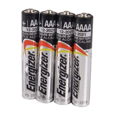 Energizer Aaaa 4 Piece Alkaline Batteries 4 Piece Set 4a E96 Battery