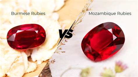 Difference Between Burmese Ruby And Mozambique Ruby