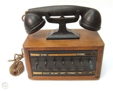 Antique Telephone Intercom Office Dictograph Products 21043181