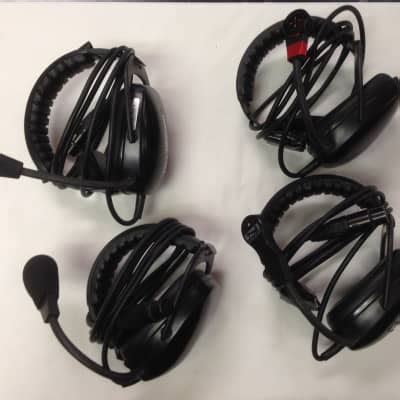 4 Unit Portacom Intercom System Clear Com Reverb