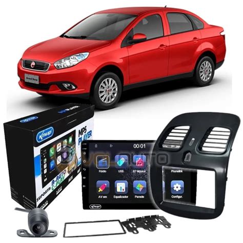 Camera Re Central Multimidia Moldura Moldura Palio Siena Android Carplay 2013 2014 Shopee Brasil