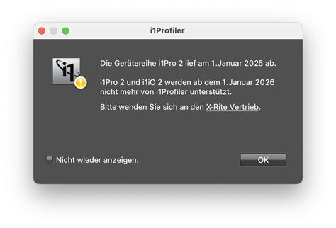 X Rite Non Supporta Più I Dispositivi 1pro2 I1io Proof De