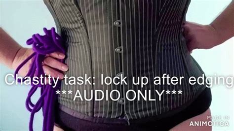 Chastity Task Lock Up After Edging Victoria Gray Clip Store Clips4sale