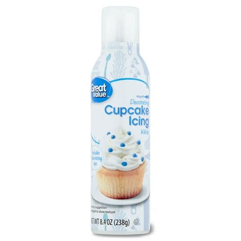 Great Value White Cupcake Icing 84 Ounces Walmart Business Supplies
