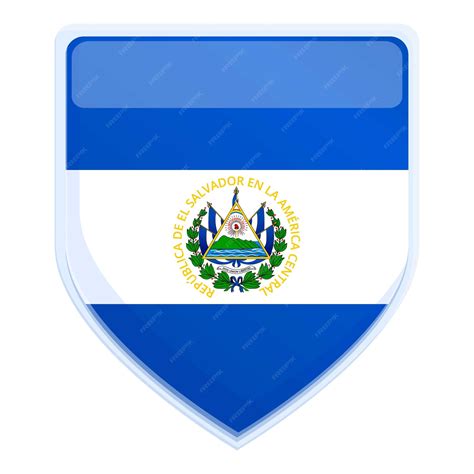 Premium Vector El Salvador Emblem Icon Cartoon Vector City Day