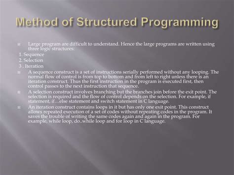 C Programming Decision Making Looping Ppt
