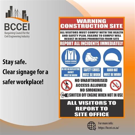 Safety Signage Use Clear And Visible Safety Signage To Inform And