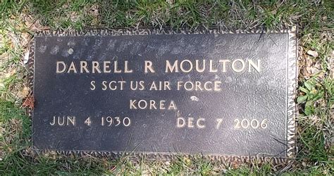 Darrell R Moulton 1930 2006 Find A Grave Memorial