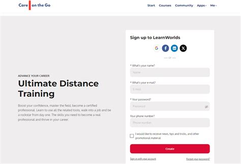 Introducing Learnworlds New Inline Sign In Sign Up Form Feature