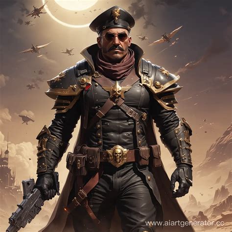 Helldivers 2 Commissar Emulating Dios Stride From Jojo Ai Art Generator