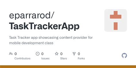 GitHub Eparrarod TaskTrackerApp Task Tracker App Showcasing Content Provider For Mobile