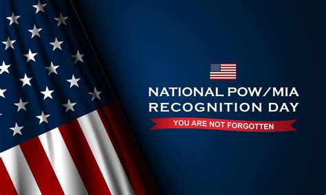 National Pow Mia Recognition Day Background Illustration 45871087