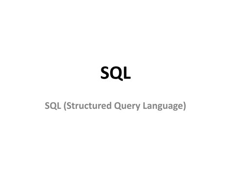 Sql Dasarppt