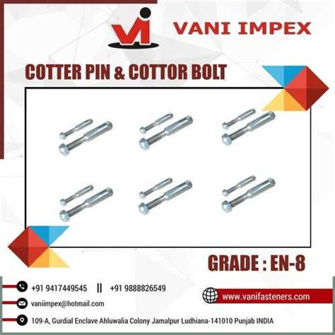 Cotter Pin And Cotter Bolt At Best Price In Ludhiana Vani Impex