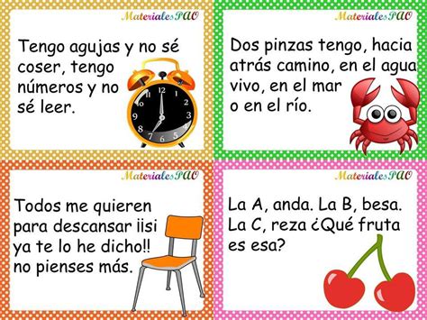 ComprensiÓn Lectora Con Coleccion De Adivinanzas Coloridas Y Divertidas