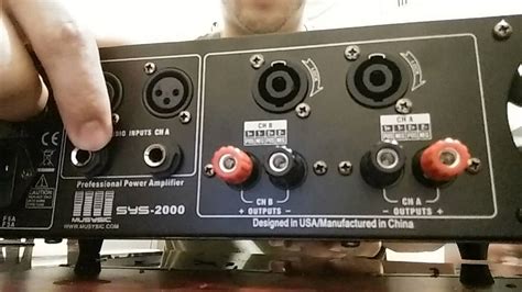 Modificando Entradas De Audio En Este Amplificador Video 1 4 Youtube