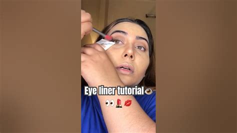Eye Liner Tutorial👁👀💄💋 Youtube Makeuptutorial Youtubeshorts Makeuptricks Eyelinertutorial