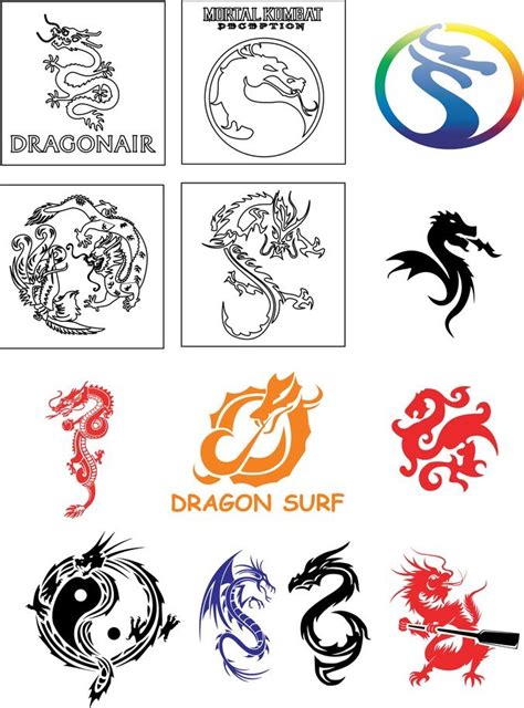 Dragon Vector Collection Free Vector Download Freeimages