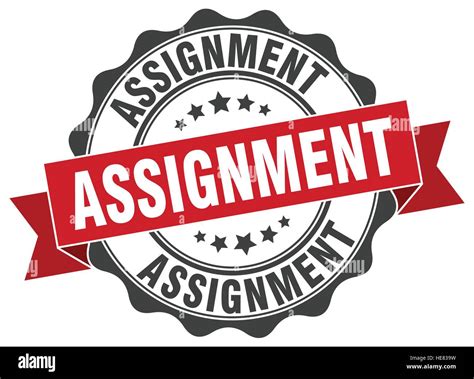 Assignment Stamp Sign Seal Stock Vector Image And Art Alamy