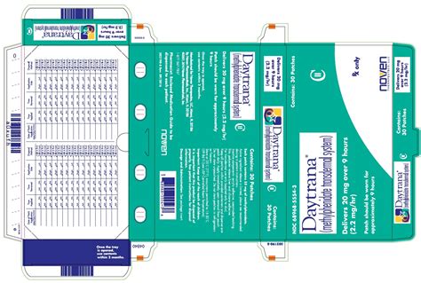 Daytrana Package Insert Prescribing Information
