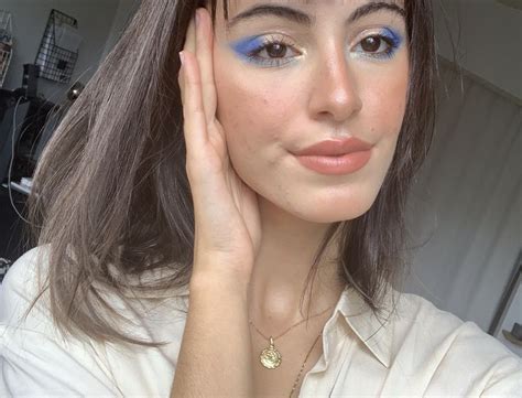 Blue Editorial Makeup Look Mademoiselle Olantern Editorial Makeup