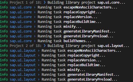 Ui Build Without A Is Building All Dependencies By Default Issue SAP Ui Tooling