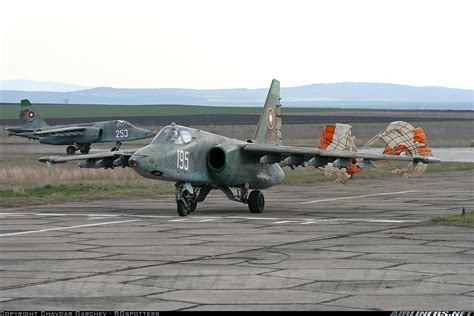 Sukhoi Su 25k Bulgaria Air Force Aviation Photo 1502553