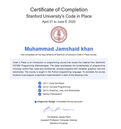 Codeinplace Stanforduniversity Python Programming Cs106a