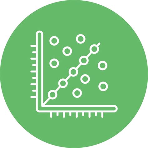 Premium Vector Regression Analysis Icon Vector Image Can Be Used For Data Analytics