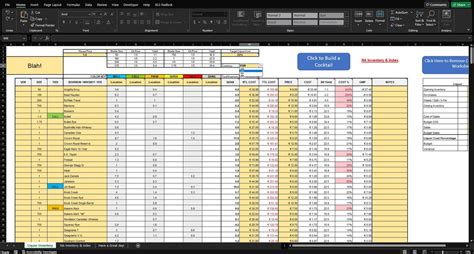 Liquor Inventory And Cocktail Builder 3652021 Required Etsy