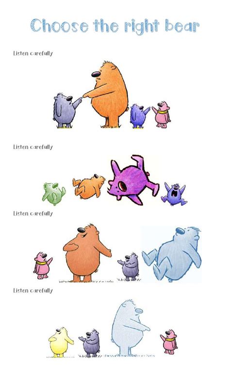Big Bear Small … Free Interactive Worksheets 279602