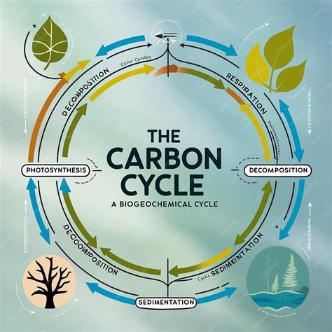 Diagram Of Carbon Cycle Biogeochemical Cycle For Education Chart