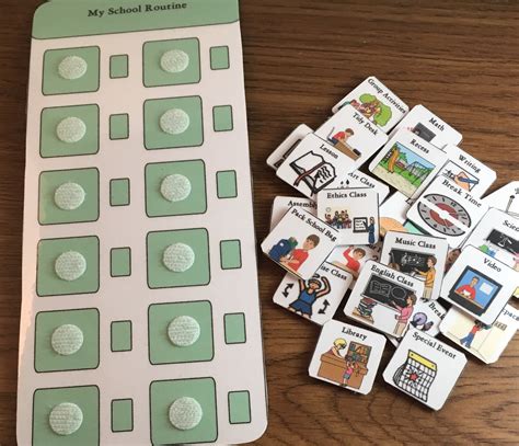 Daily Routine Visual Schedule Chore