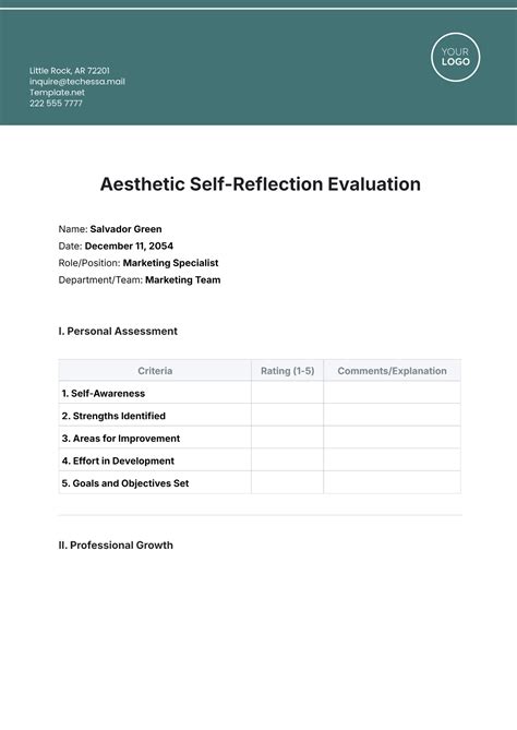 Free Evaluation Sheet Templates Editable And Printable