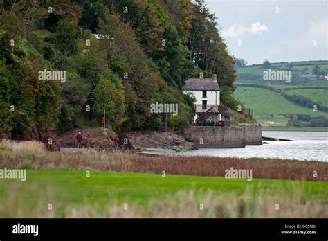 A View Of Dylan Thomas Boathouse Laugharne The Birthplace Of Dylan