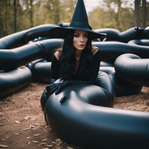 Latex Witch Fart In Inflatablel Tube By Knutschkuge On Deviantart