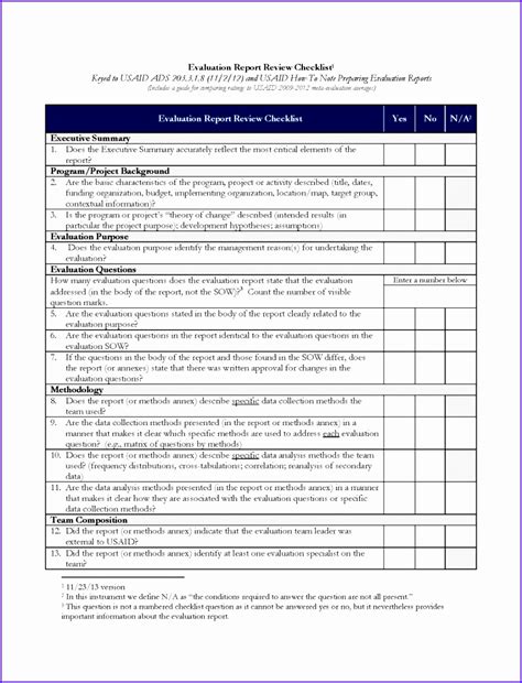 Project Initiation Checklist Template