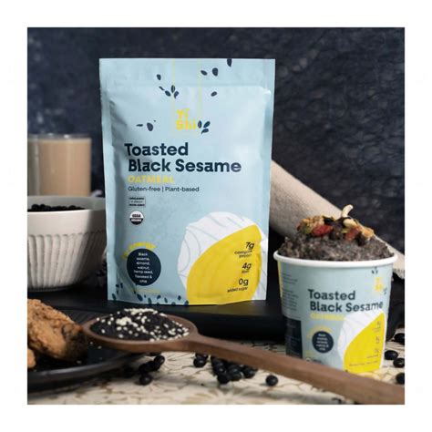 Yishi Toasted Black Sesame Oatmeal 240g