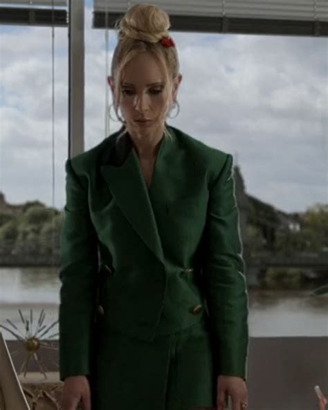 Ted Lasso S03 Juno Temple Green Blazer Movie Jackets