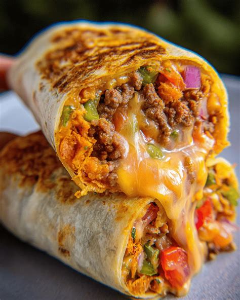 Beefy Nacho Cheese Wrap