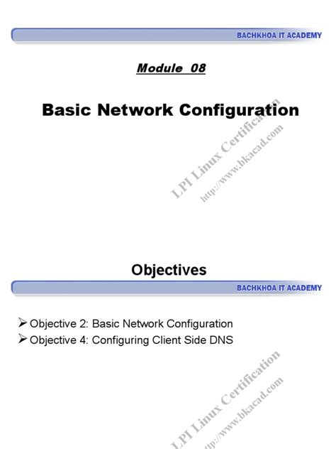Module 08 Basic Network Configuration Pdf Ip Address Computer Module 08 Basic Network Configuration Pdf Ip Address Computer