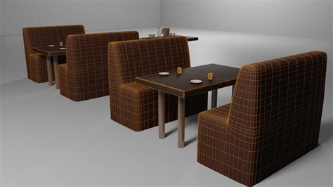 Cafe Assets 3d Model Turbosquid 1567537