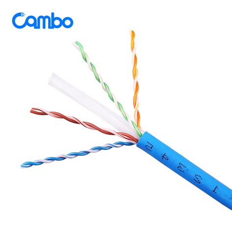 Unshielded Utp Categories 6e Cat6 Cca Bc Copper With Spline 1000ft Lan Cables Media Convertor