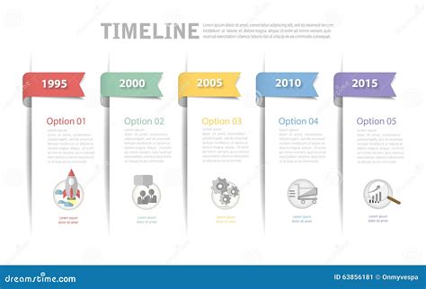 Timeline Template Can Be Used For Workflow Layout Diagram Stock