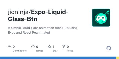 Github Jicninjaexpo Liquid Glass Btn A Simple Liquid Glass