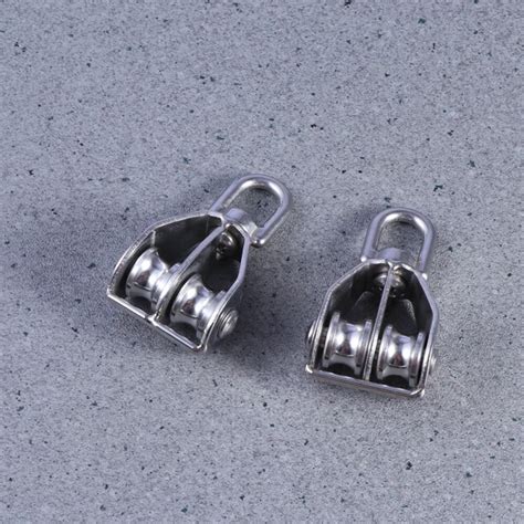 Rope Pulley Door Knob Spindle Replacement Roller Heavy Duty Pulleys