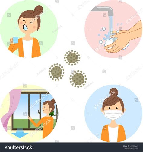 Illustration Infectious Disease Prevention Stock Vector Royalty Free