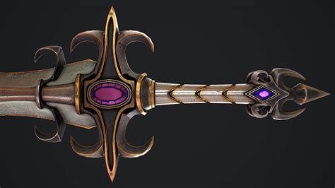 Fantasy Sword 22 3d Model By Nicu Tepes
