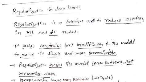 Deep Learning Techniques In Regularization Dl Unit 2 Notes Studocu