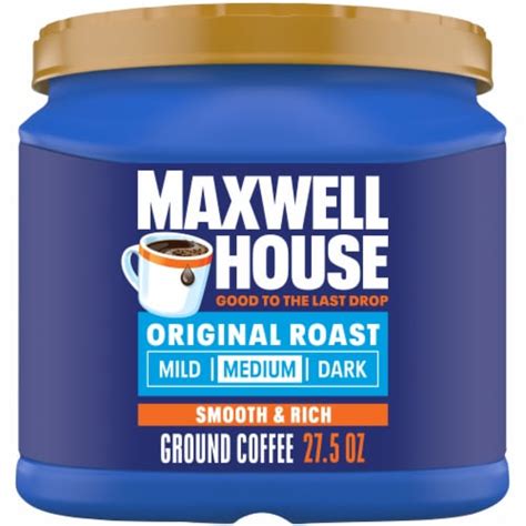 Maxwell House Original Roast Ground Coffee Canister 27 5 Oz Kroger